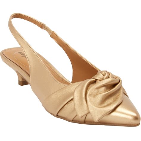 Comfortview Tia Slingback Low Heel Womens Dress Shoes Wide Widths