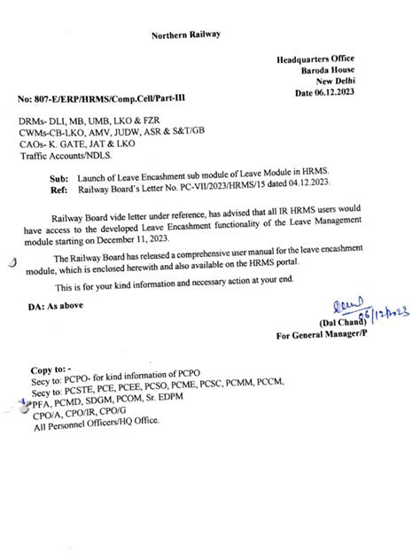 leave encashment sub module pdf