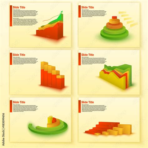 Columnar Vector Business Chart Growth Indicators Schedule Template