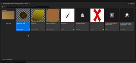 Creating Custom Ui With Material Instances In Unreal Editor For