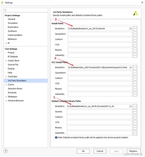 vivado如何关联modelsim进行仿真 vivado和modelsim联合仿真方法 csdn博客