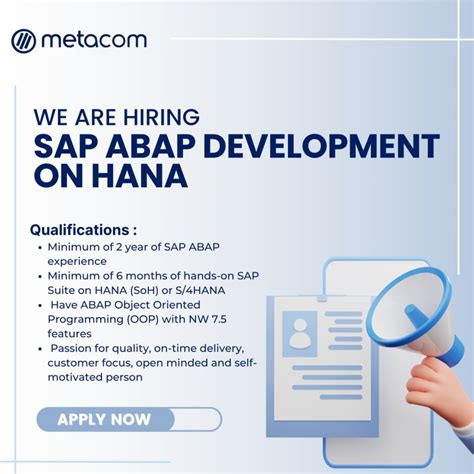 Benedict S On Linkedin 📌we Are Hiring 👉sap Abap Development On Hana Job
