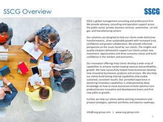 SSCG Business Problem Solving Consulting PDF