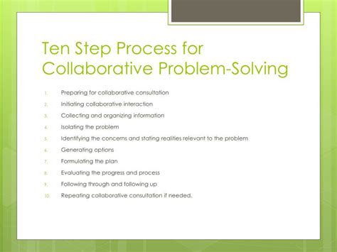 Collaborative Problem Solving Process Mvgnse
