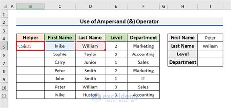 how to use excel vlookup with multiple criteria in column and row 6