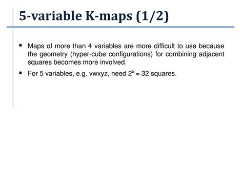 PPT K Maps PowerPoint Presentation Free Download ID