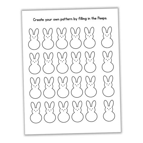 Free Printable Peeps Template All Free Printables