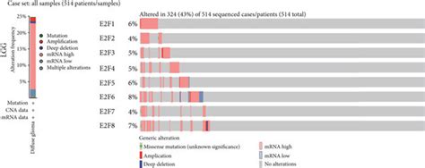 E2f Gene Expression Mutation Analysis And Survival Analysis In Brain Download Scientific
