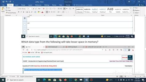 Cs201p Quiz No 1 Solution 2023 Youtube