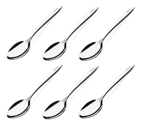 Juego De 6 Cucharas Para Servir Salsas De Arroz De Acero Inoxidable De