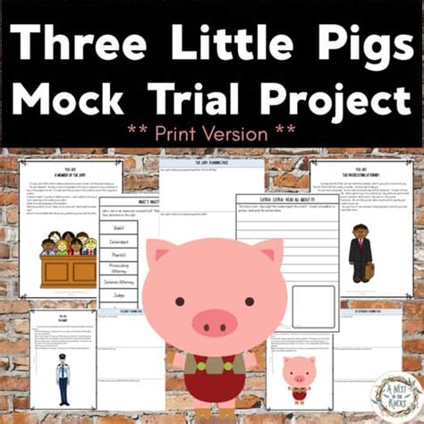 stage your own mock trial activity bundle print by a nest in the rocks