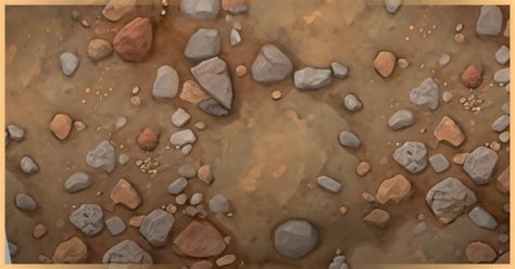 Ground Earth And Rocks Free Texture B Hand Painted 2d Nature