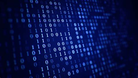 Digital Binary Code Lock Computer Generated Seamless Loop Abstract