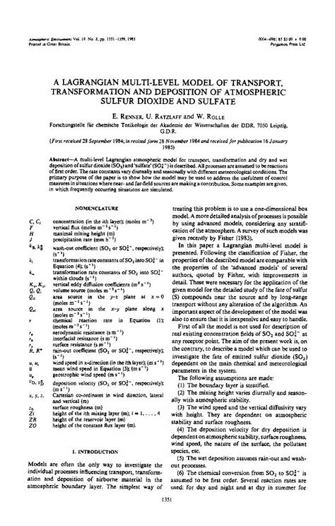 Pdf A Lagrangian Multi Level Model Of Transport Transformation And