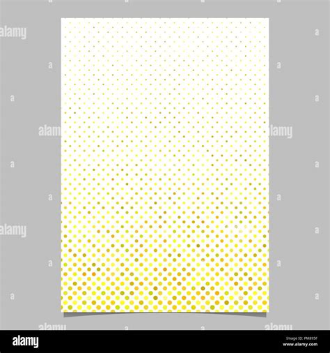 Yellow Abstract Circle Pattern Brochure Background Vector Stationery Design Stock Vector Image