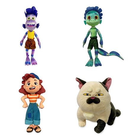 Pixar Anime Cartoon Plush Stuffed Toy Luca Alberto Sea Monster Plush