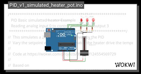 PID V Simulated Heater Pot Df Wokwi Arduino And ESP Simulator