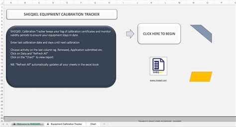 Equipment Calibration Tracker Health And Safety Template Excel Template Etsy
