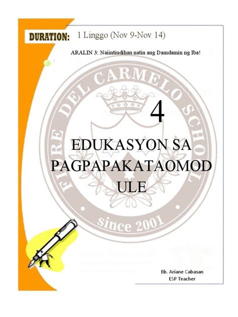 esp 4 week 3 module 3 pdf