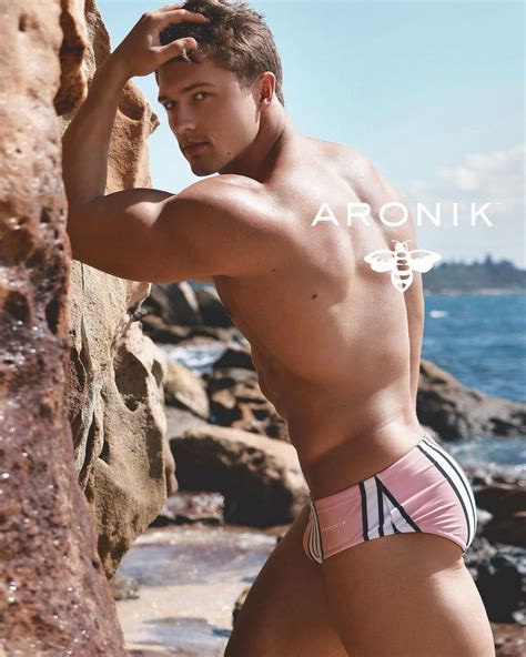 Aronik Swimwear Model Nick Topel Matthews Island