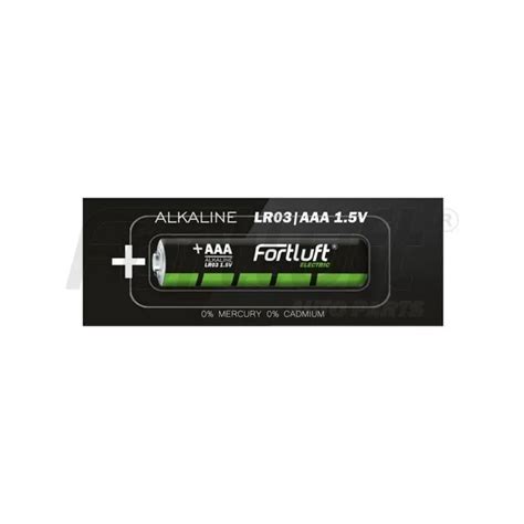 FORTLUFT LR03 Батарейка мизинчиковая серия alkaline размер aaa 1шт ...