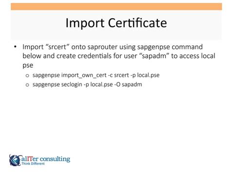 Sap Router Installation With Snc Pdf Operating Systems Computer Software And Applications
