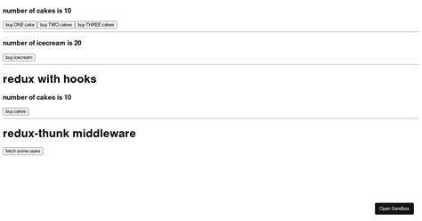 Redux Codesandbox