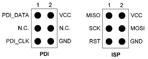 avr jtag mkii 引脚布局 jtag 和 isp improgrammer 博客园