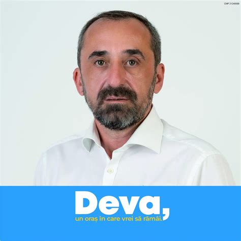 Pe Constantin Daniel Muntean Să Facem Din Deva Un Oraș în Care Să Vrei Să Rămâi Știri Din