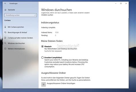 Neuer Such Index In Der Windows 10 1903 Von Microsoft Erklärt Deskmodder De