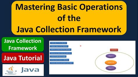 mastering basic operations of the java collection framework youtube