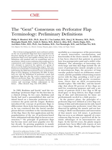 Gent Consensus Pdf Anatomy Human Anatomy