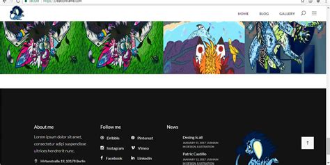 Wordpress How Do I Get Rid Of The White Space Between The Footer And The Portfolio Stack