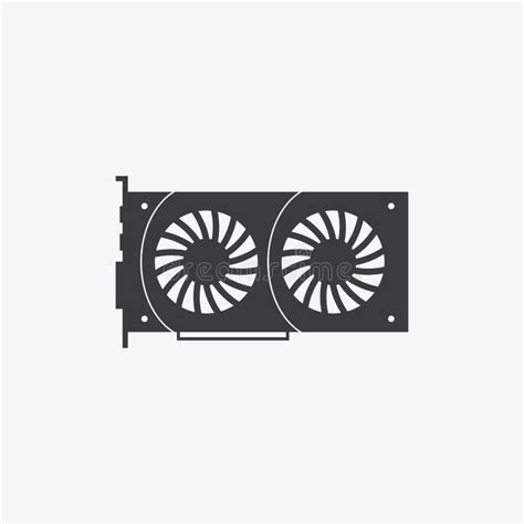 Graphics Processing Unit Gpu Vector Icon Stock Vector Illustration Of Crypto Isolated 240425422