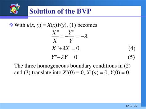 Ppt Boundary Value Problems In Rectangular Coordinates Powerpoint