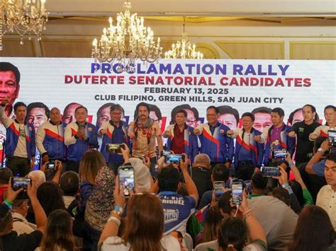 Pdp Laban Slate Launch Duterte Nostalgia Impeachment Fears