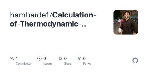 Github Hambarde1calculation Of Thermodynamic Properties For Fuel Cell