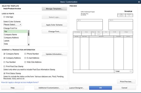 How To Customize Invoice Templates In Quickbooks Pro With Create Invoice Template Quickbooks