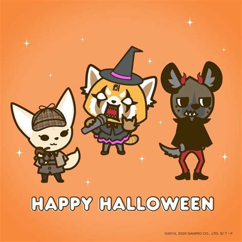Aggretsuko Happy Halloween Sanrio Characters Netflix Original Anime