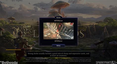 Cannot Connect To Game HTTPError Android PC R Elderscrollslegends
