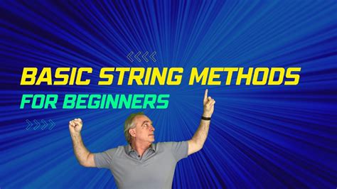 Basic Python String Methods For Beginners Youtube
