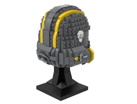 Lego Moc Helldivers B 01 Tactical Helmet By Brikcoder Rebrickable
