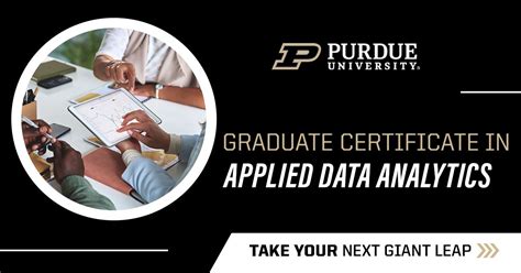 Applied Data Analytics Graduate Certificate Online Purdue
