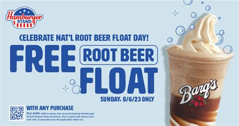 National Root Beer Float Day August 6th 2023 Hamburger Stand