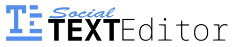 Social Text Editor