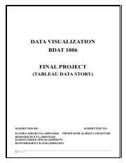 DATA VISUALIZATION FINAL Pdf DATA VISUALIZATION BDAT FINAL PROJECT TABLEAU DATA STORY