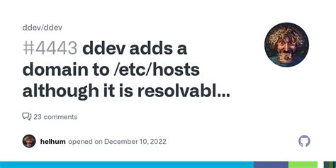 Ddev Adds A Domain To Etchosts Although It Is Resolvable On Osx