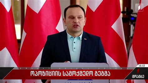 ოპოზიციის სამოქმედო გეგმა Youtube