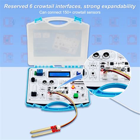 All In One Starter Kit For Arduino Common Board Design Kit With 15 Sen CrowPi
