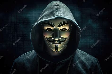 portrait of anonymous hacker hacking computer system cyber crime cyber